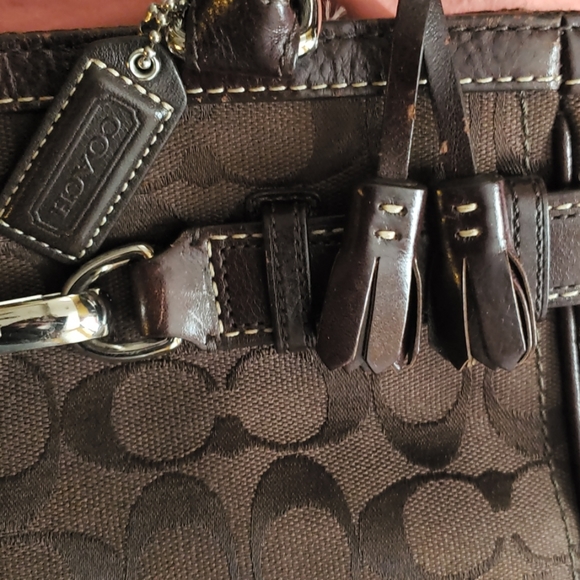 Coach | Bags | Authentic Coach Logo Handbag | Poshmark